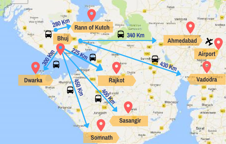 Bhuj Tourist Map 2023 - Infoupdate.org